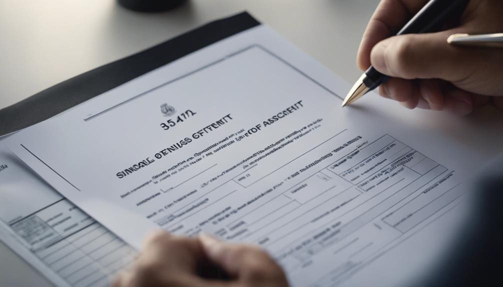 Step-by-Step Guide for Affidavit of Single Status Creation