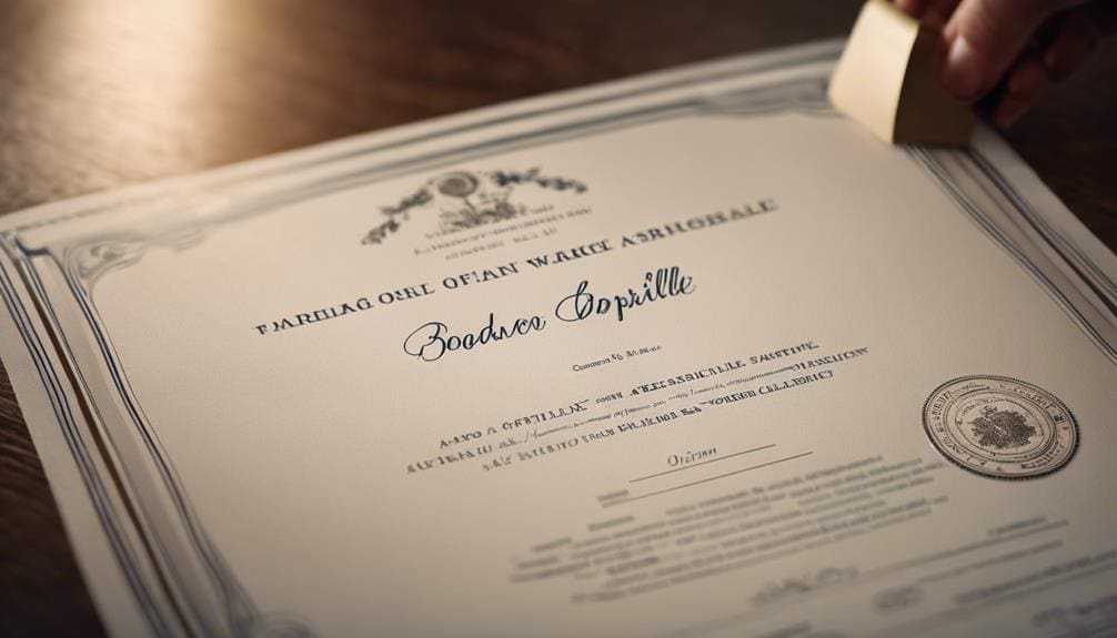 Obtaining a Marriage Apostille